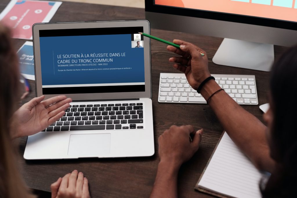 Tronc commun : webinaires de présentation - Pacte pour un Enseignement ...